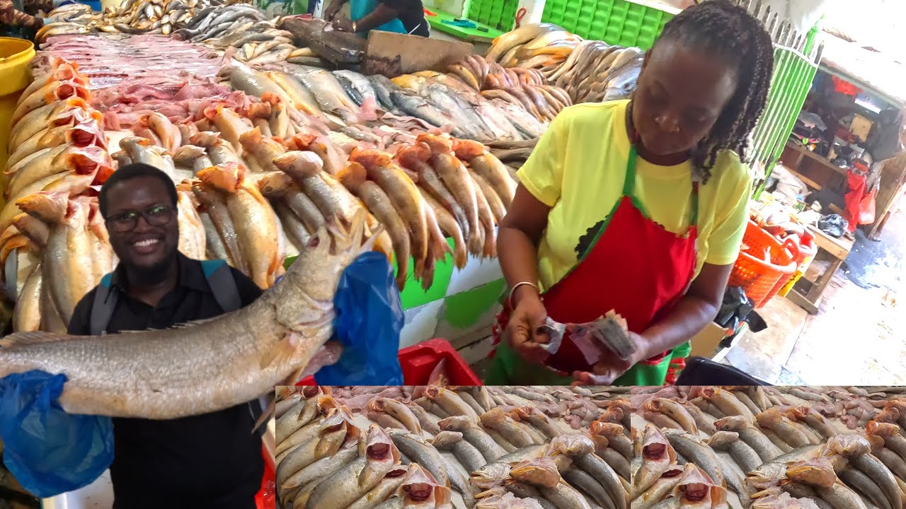 JAMAICAN First Visit to GUYANA Bourda Market - YouTube