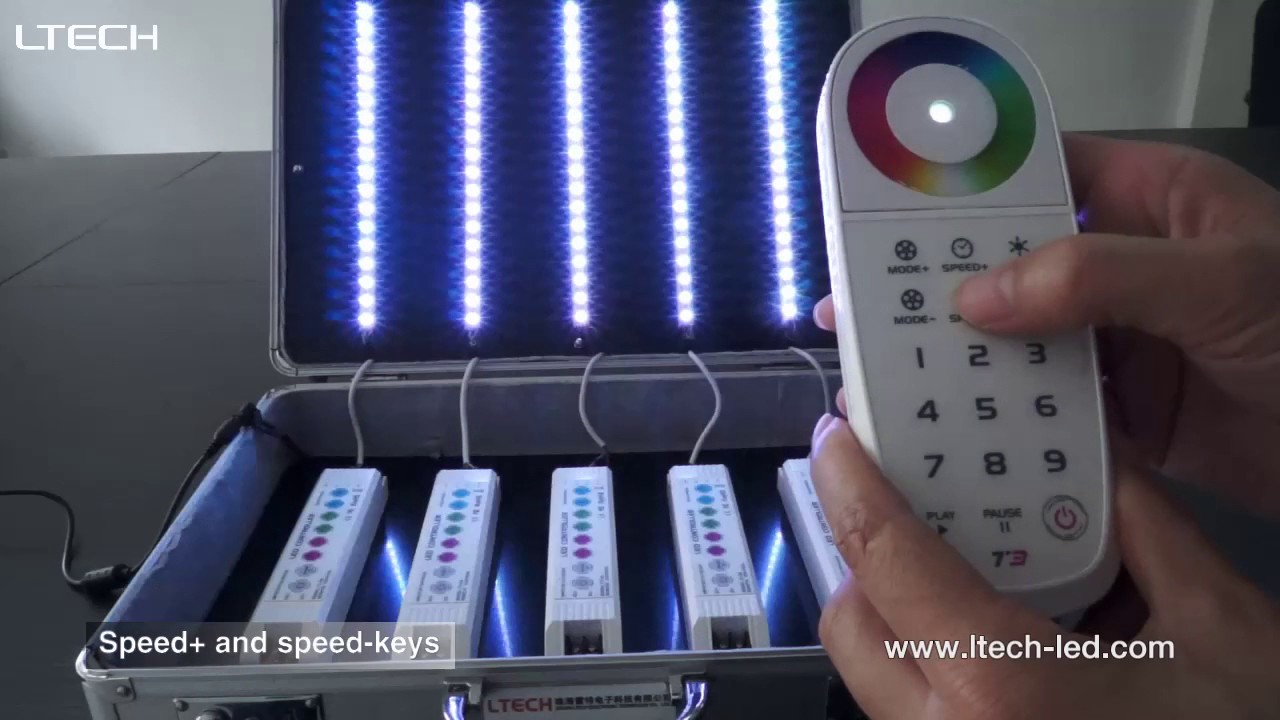 LTECH T3 RGB controller - YouTube