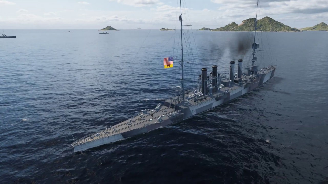 World of Warships - IV PHOENIX USN C 3rd Co-op PvE - Domination ...
