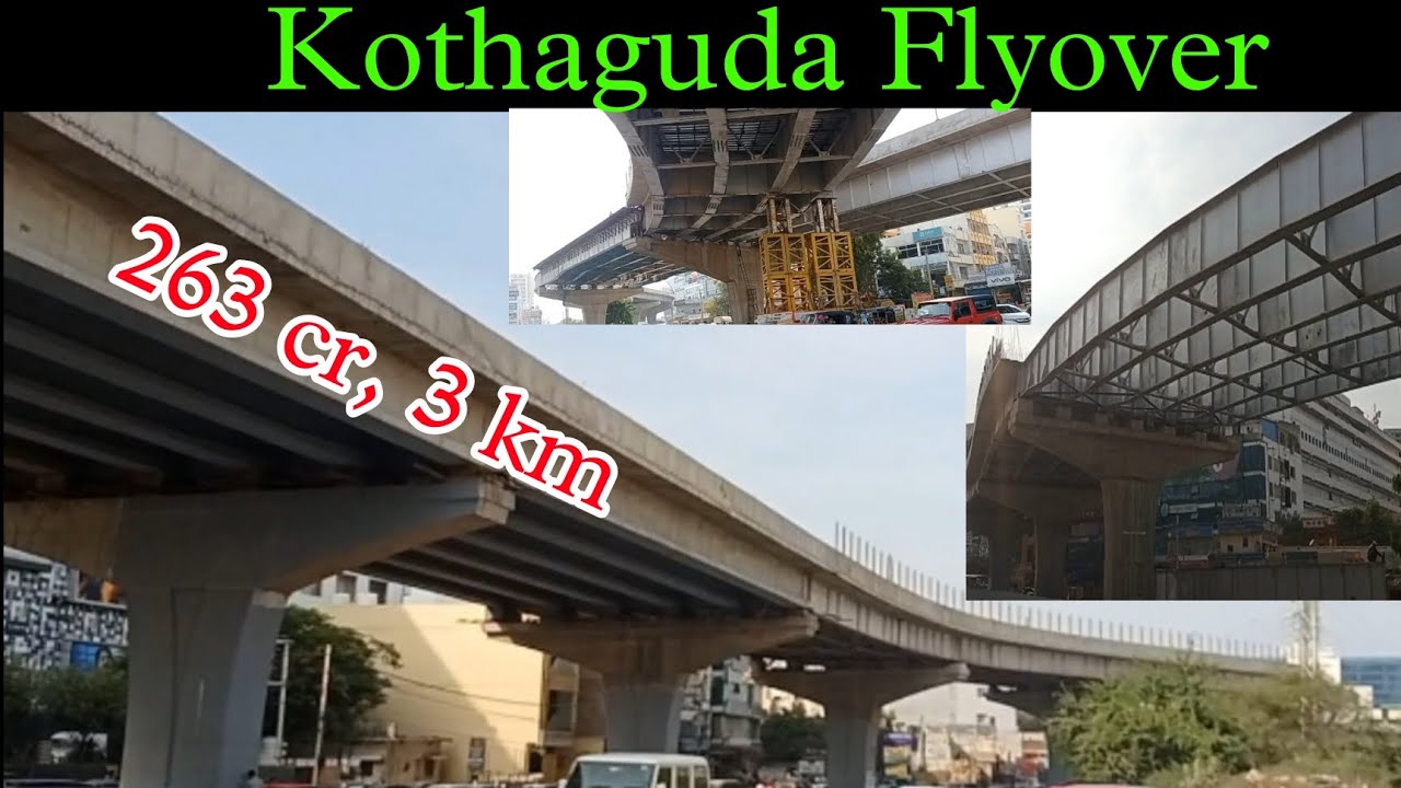 Kothaguda Flyover | Srdp | Hyderabad Developments - YouTube