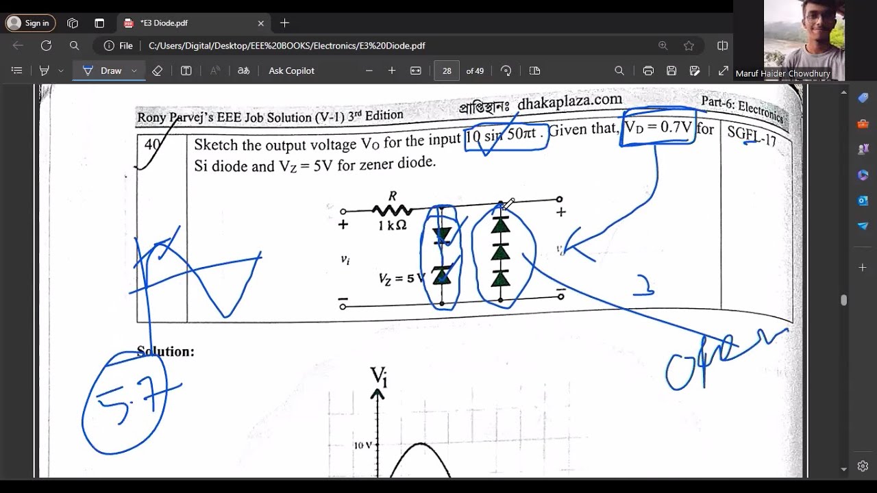 Diode & Semiconductor-5 | PGCB| BPDB | BUET pattern preparation | Part ...