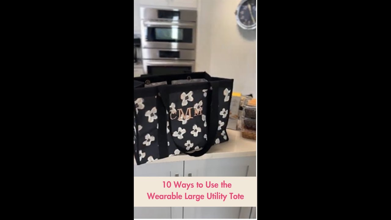 10 Ways to Use the Thirty-One Wearable Large Utility Tote - YouTube