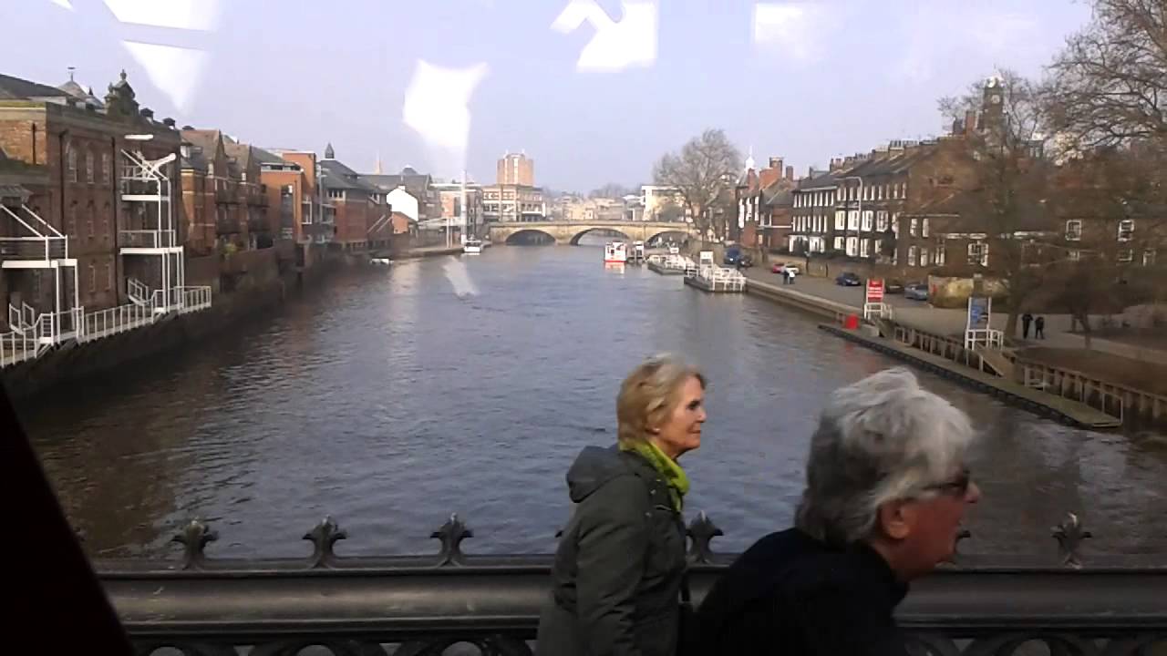 York walls from a bus. - YouTube