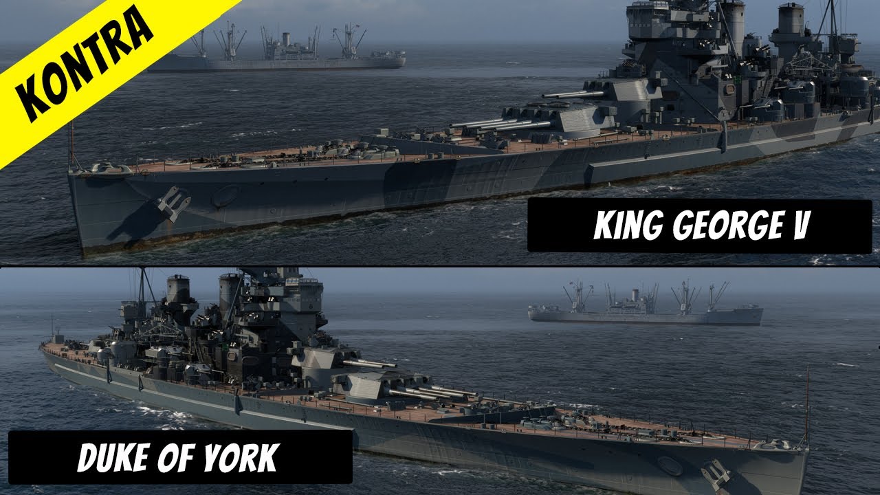 Duke of York vs King George V | World of Warships - YouTube
