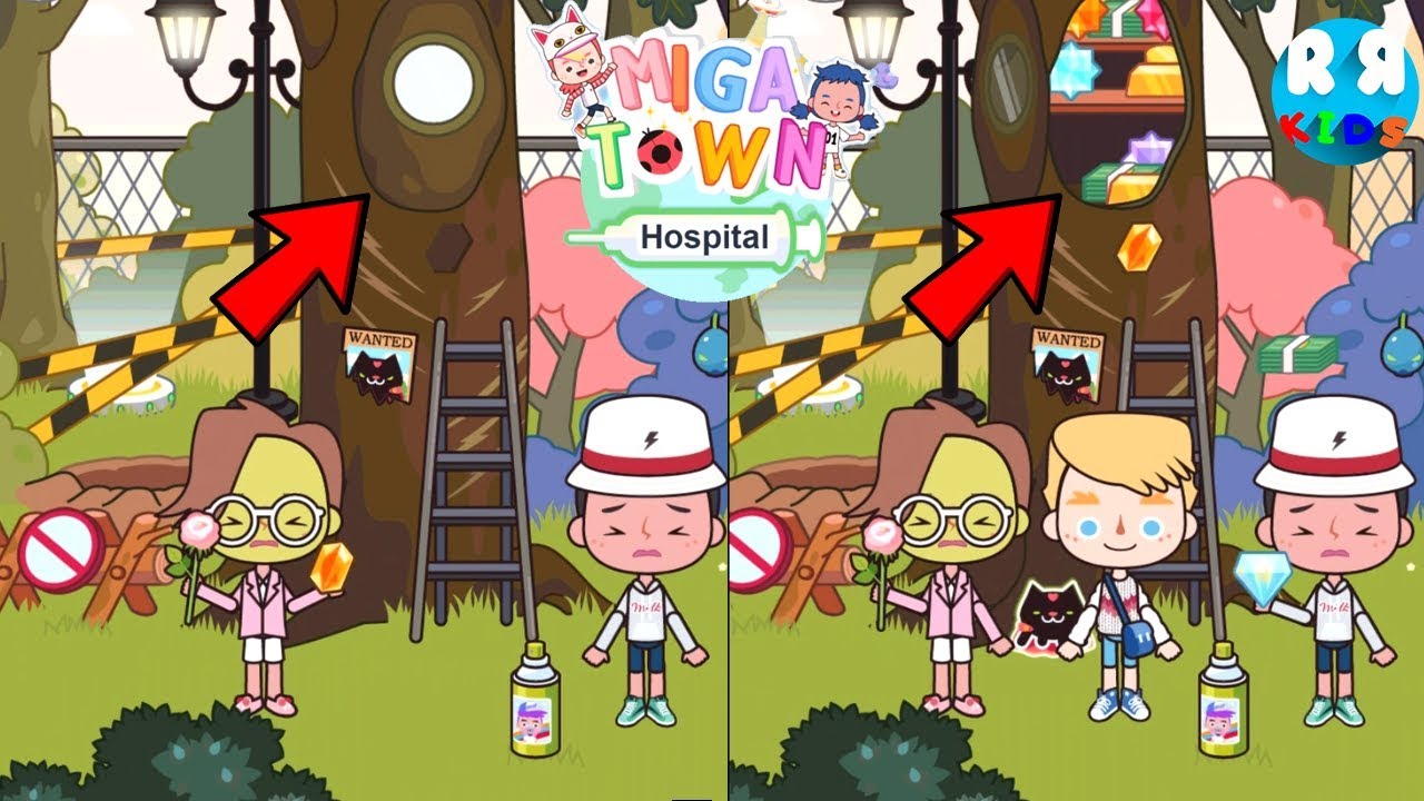 Miga Town: My Hospital - Can You Open The Secret Tree ??!! - YouTube