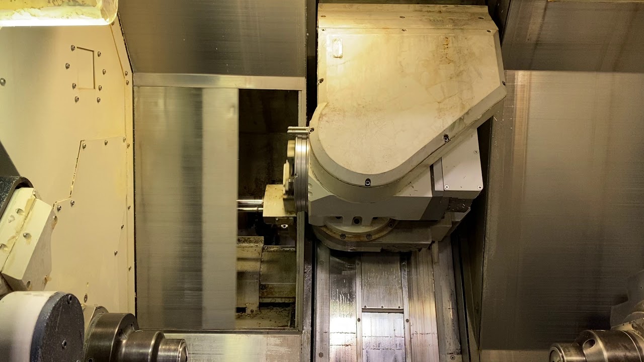 Mazak Integrex 100IIIST Tool Change - YouTube