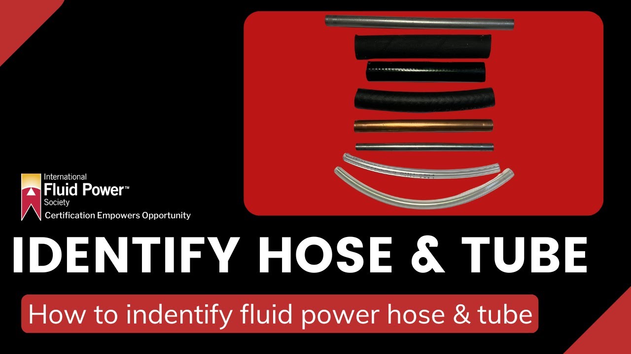 How to identify fluid power hose and tube - YouTube