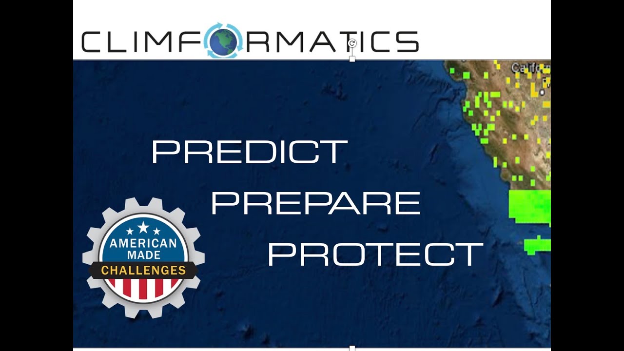 Climformatics Predict Proactively Prepare Protect Pitch and Demo video ...