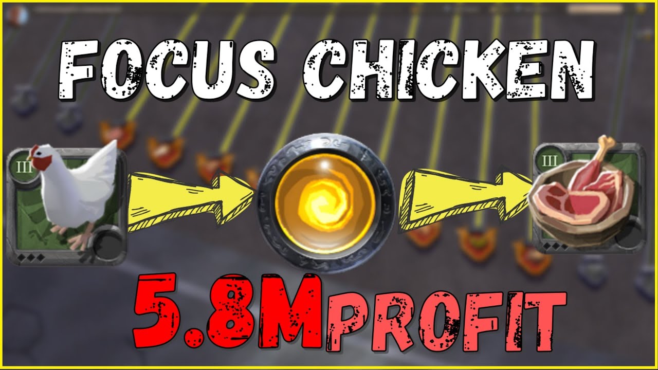 5.8M PROFIT Chicken Albion Online - YouTube