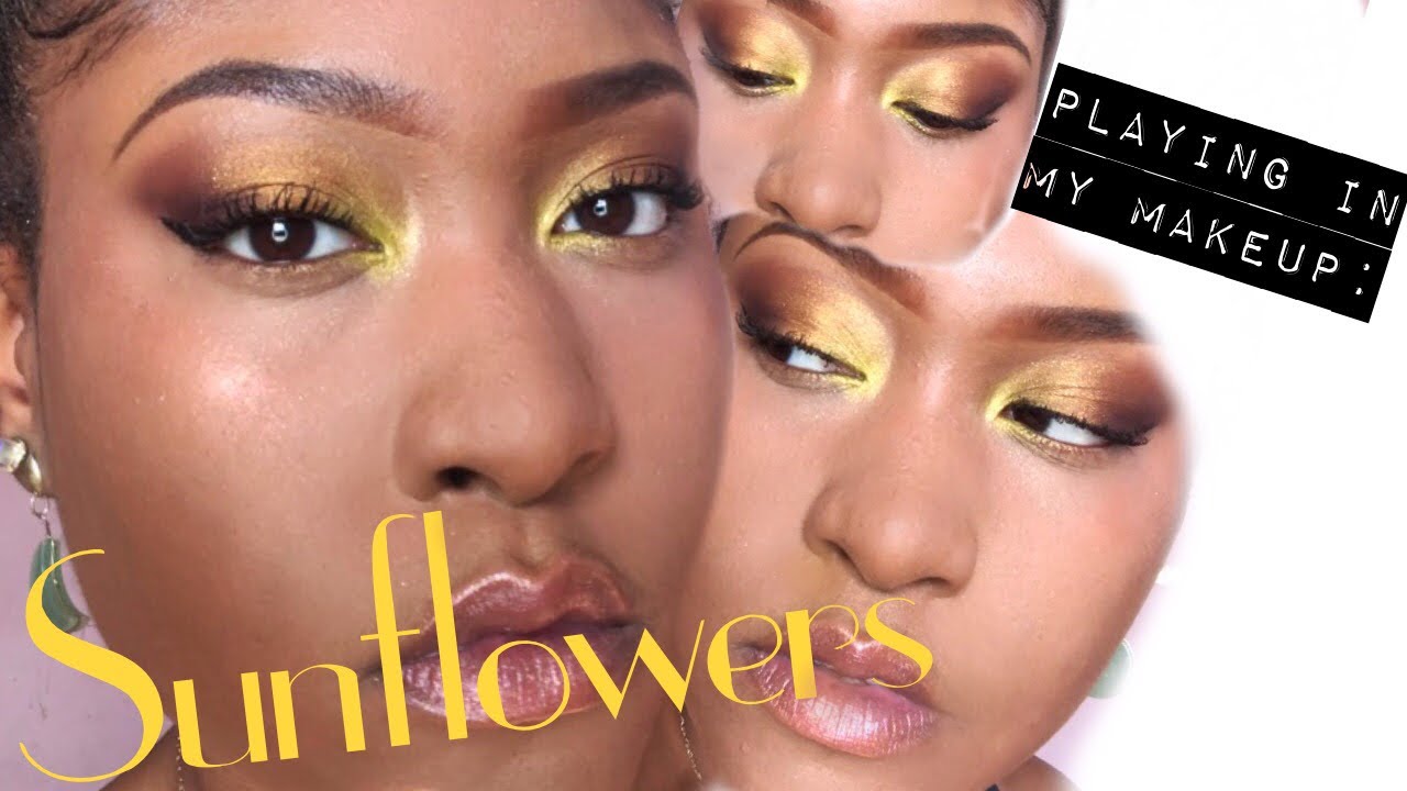 Sunflower Inspired Makeup Look | Maniya Carter - YouTube