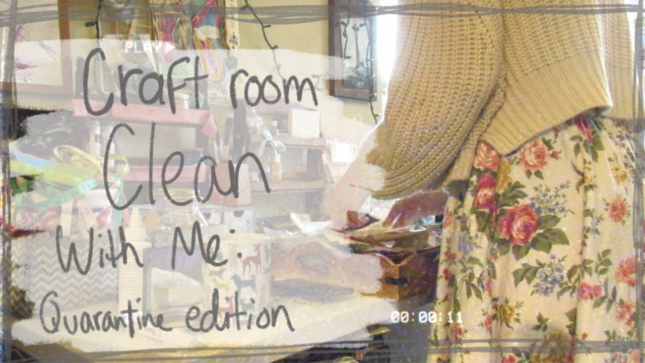 Cleaning my Craft Room during Quarantine!!! - YouTube