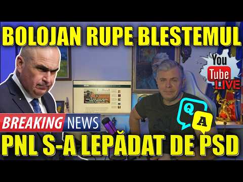 LIVE Q&A. Bolojan rupe blestemul lui Felix. PNL s-a lepădat de PSD. Veștea pune un infractor la MAI