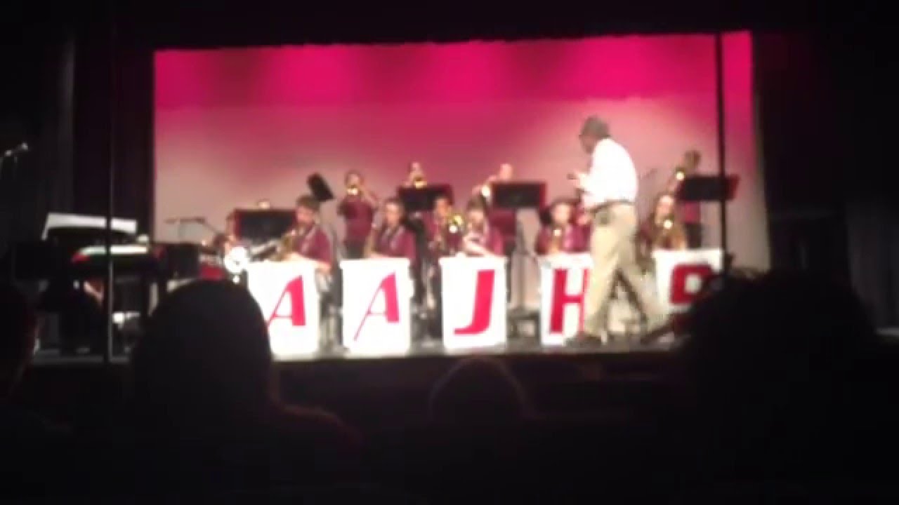 AAJHS Varsity Jazz Band - Winter Wonderland - Winter Concert 2015 - YouTube