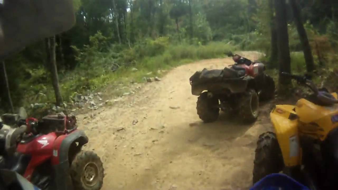 dumb rednecks at windrock ATV - YouTube