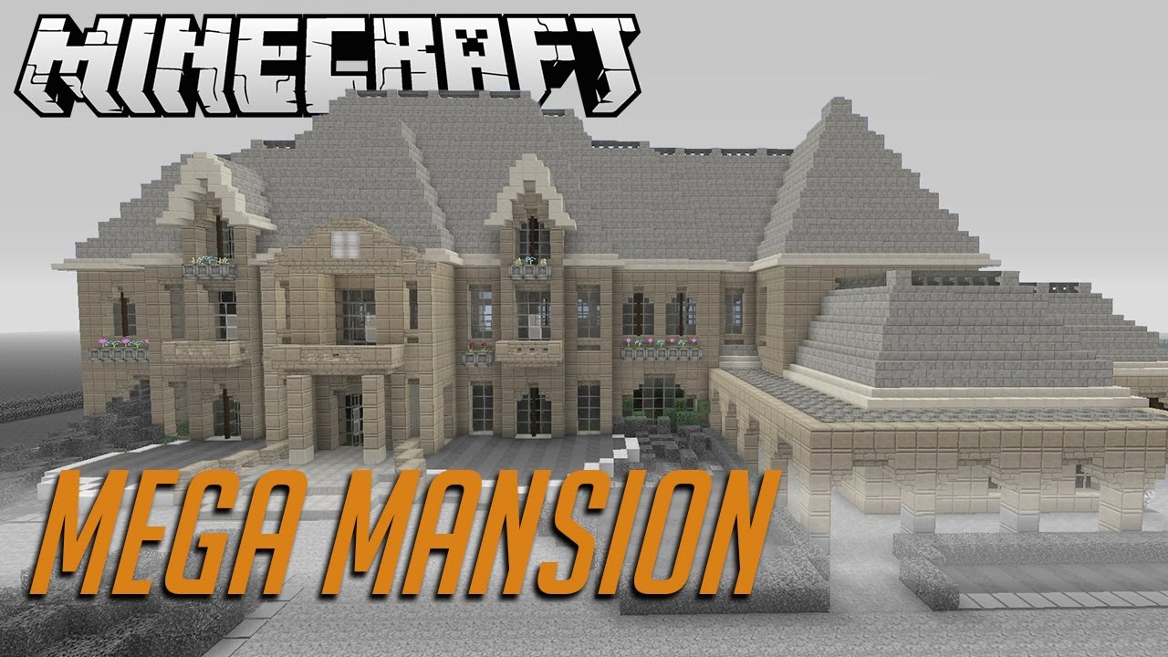 MINECRAFT MEGA MANSION WALKTHROUGH!! - YouTube