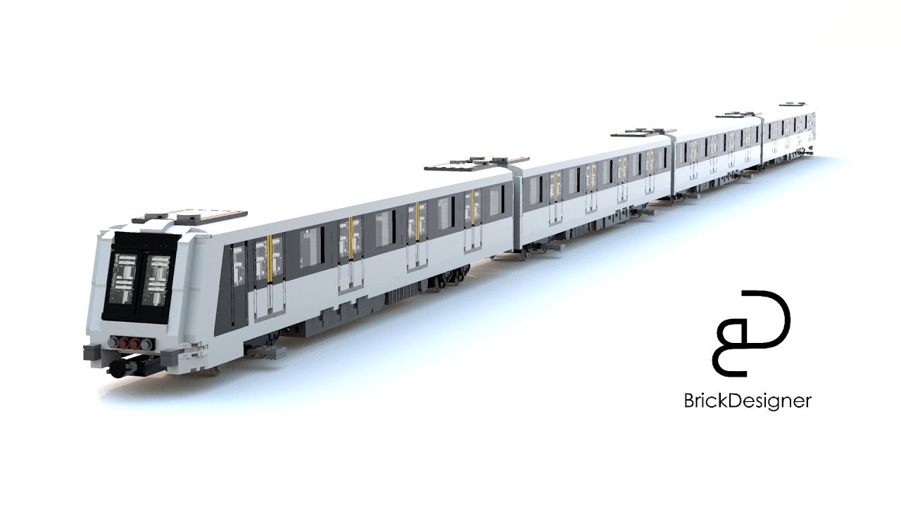 LEGO MOC - Budapest M4 Metro (AM4-M4 Mc1, Mc2; M1, M2) - YouTube