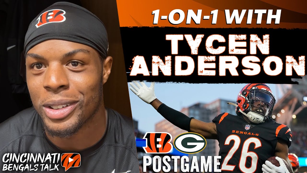 Tycen Anderson on Two Interceptions, Including Pick-Six in Bengals ...