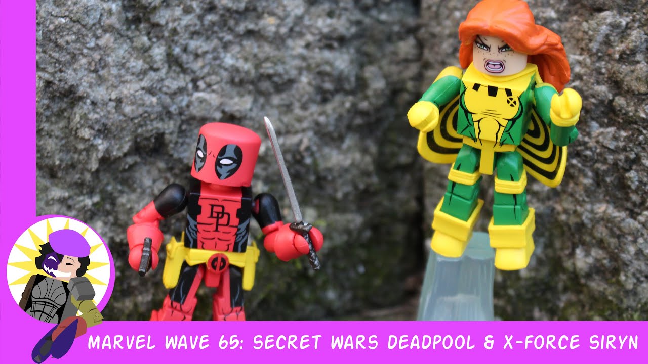 Minimates Marvel Wave 65 Secret Wars Deadpool and X-Force Siryn Review ...