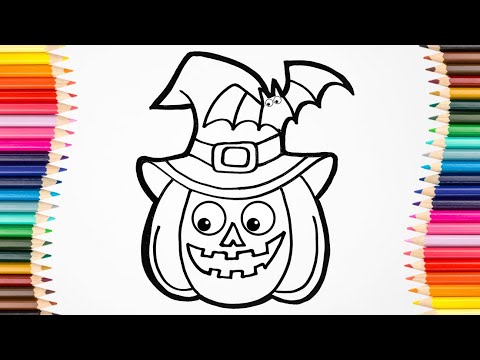 How to Draw Halloween - YouTube