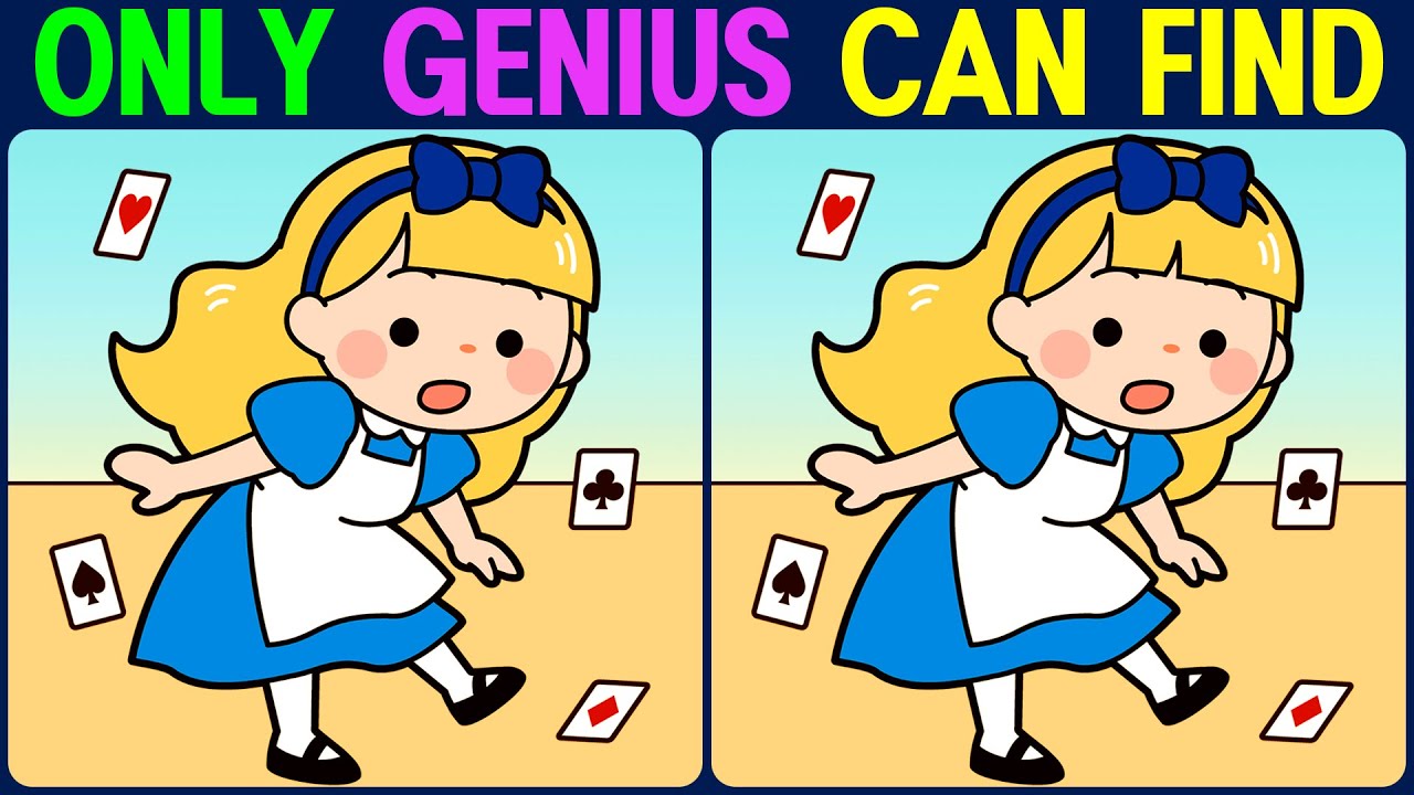 【Find the Difference】 ONLY GENIUS CAN FIND - YouTube