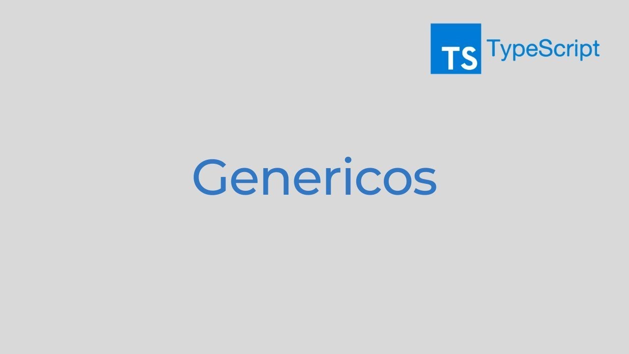 Genericos en React con TypeScript - YouTube