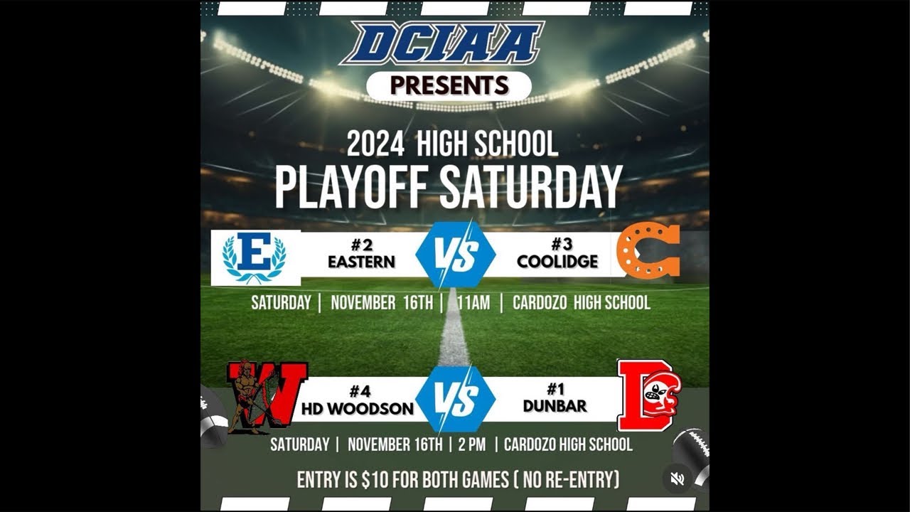 2024 Stars Division Doubleheader DCIAA High school Varsity - YouTube