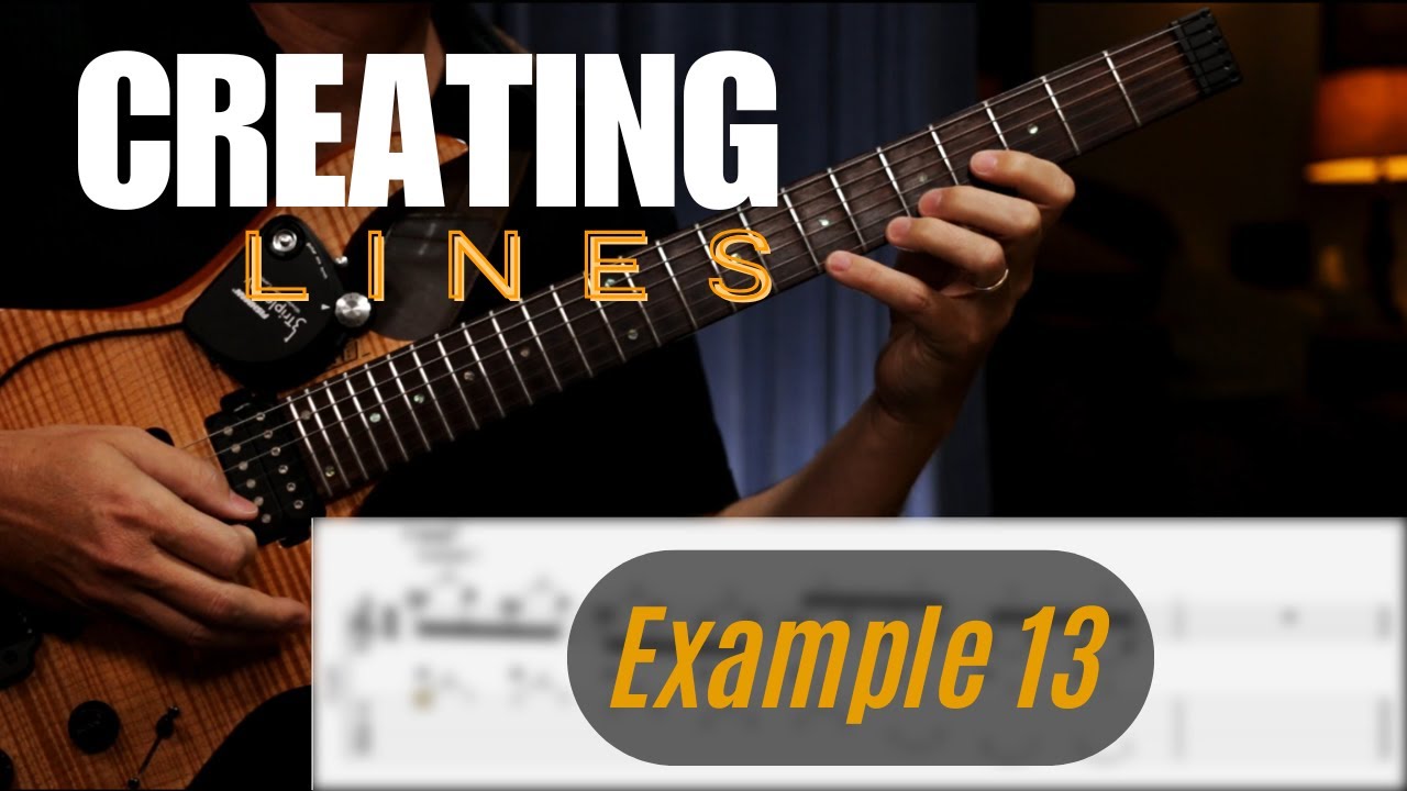Creating Lines - Example 13 ( Major ) | Derryl Gabel - YouTube