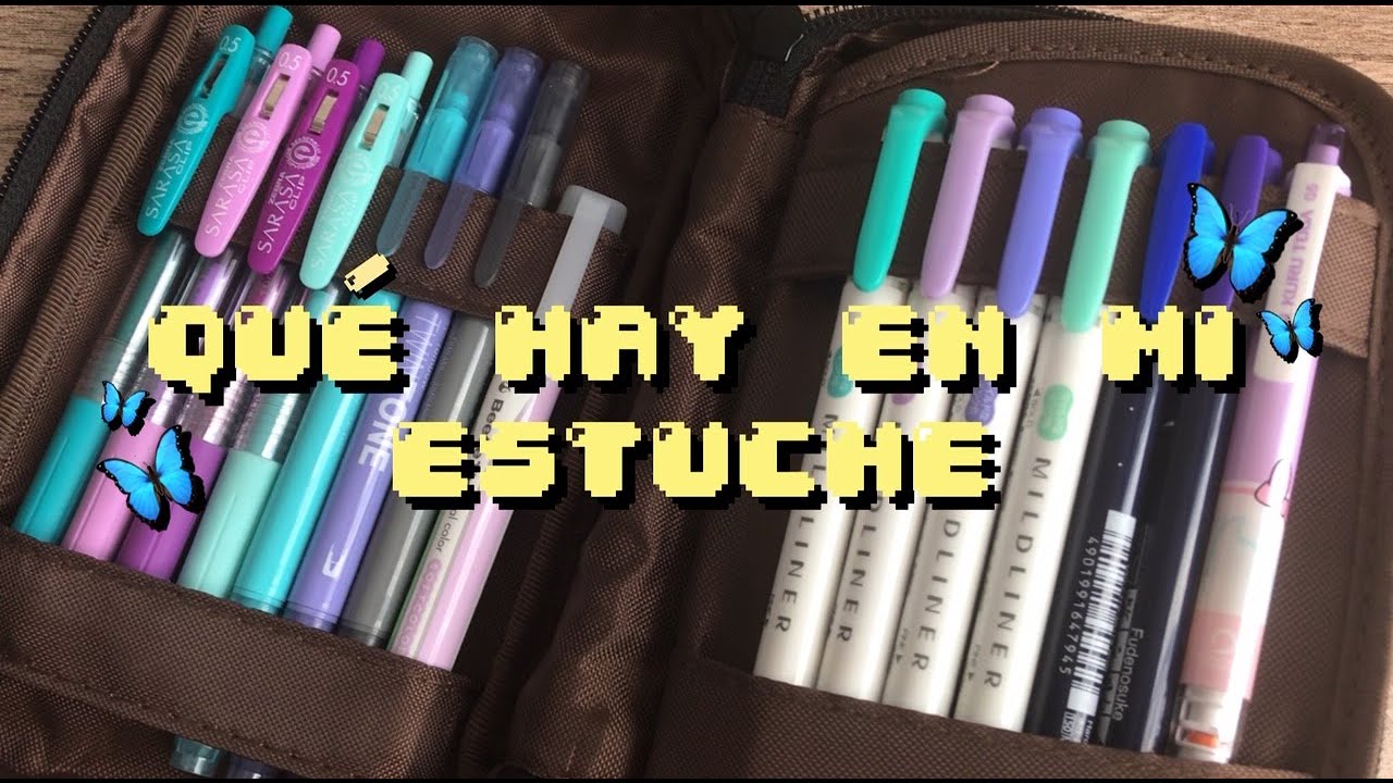 qué hay en mi estuche 🤟🏼 // s t u d y . v b o // - YouTube