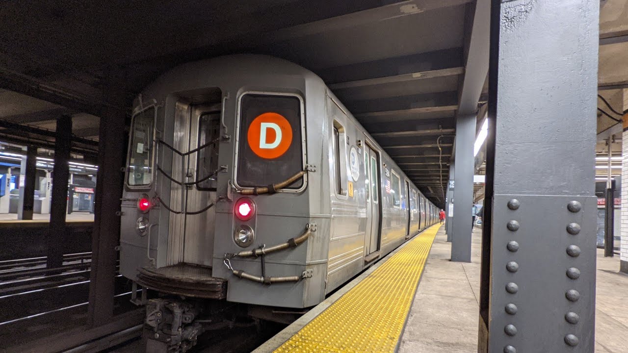 MTA Rare: R68A D Train arrives and departs 167 St - YouTube