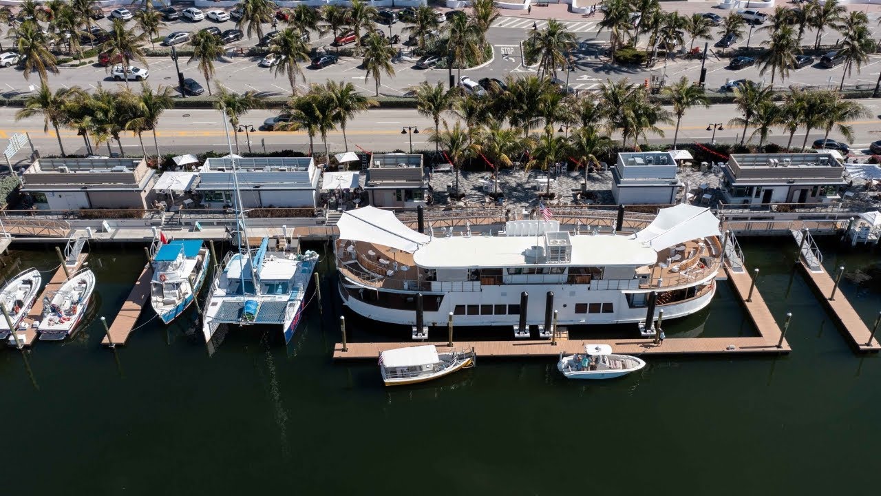 Floating Marina Dock at Bahia Mar, Fort Lauderdale - YouTube