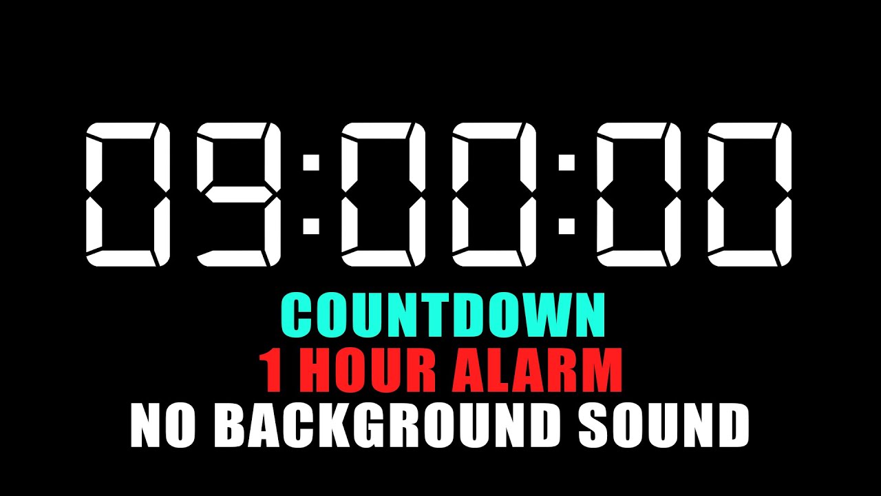 9 Hours Countdown and 1 Hour Alarm ~ 100% Wake Up Guarantee! (No ...