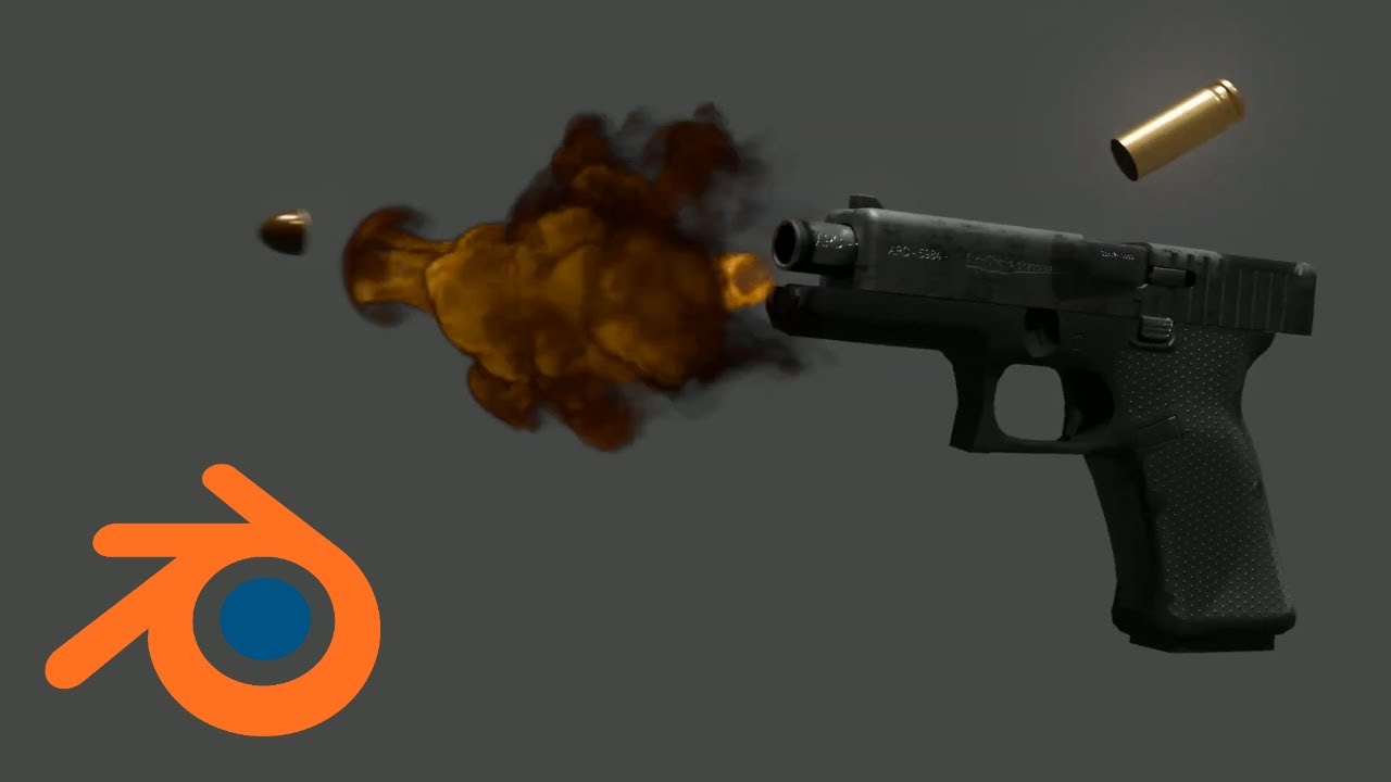GunShot VFX Using Blender + Houdini - YouTube