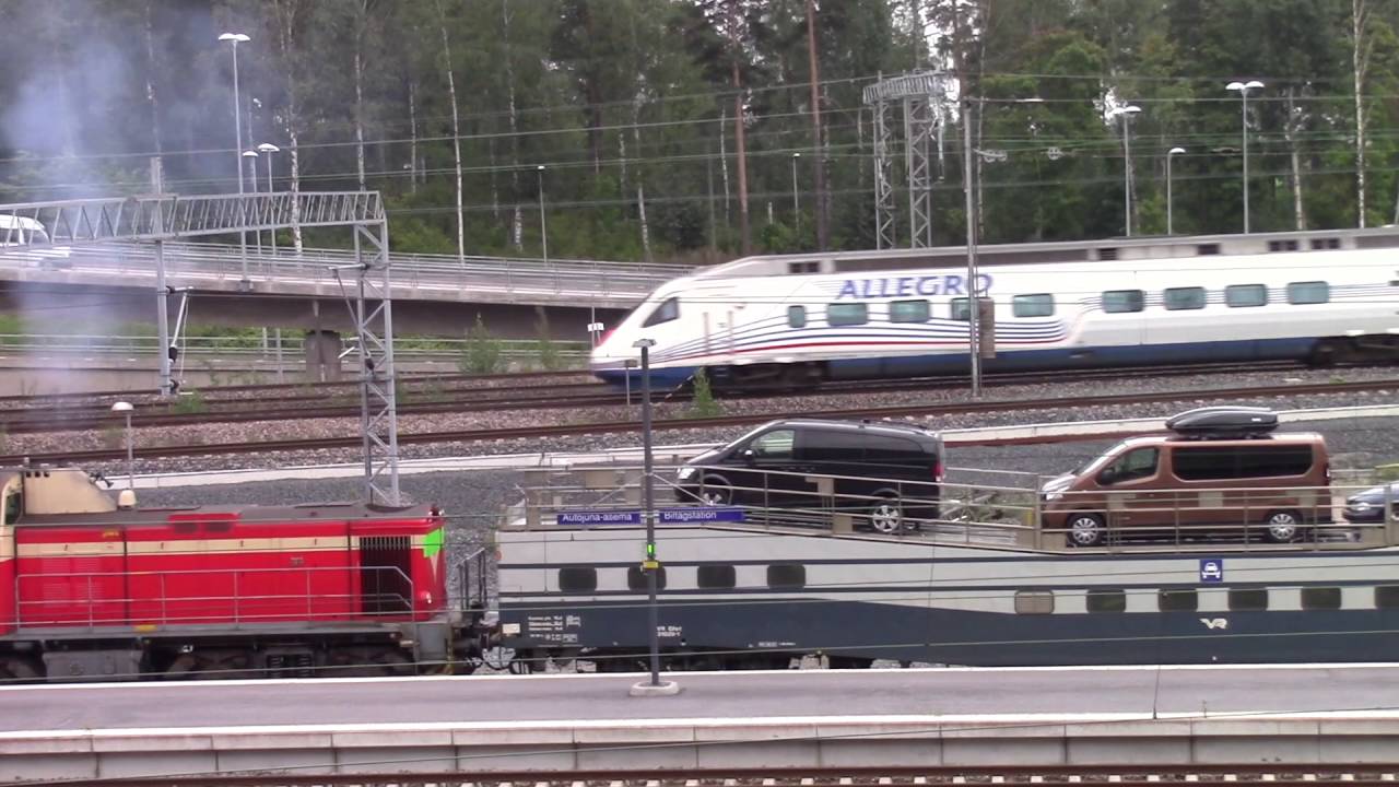 Autojuna-asema. Car-Carrier Station. Helsinki-Pasila Elokuu 25 August ...