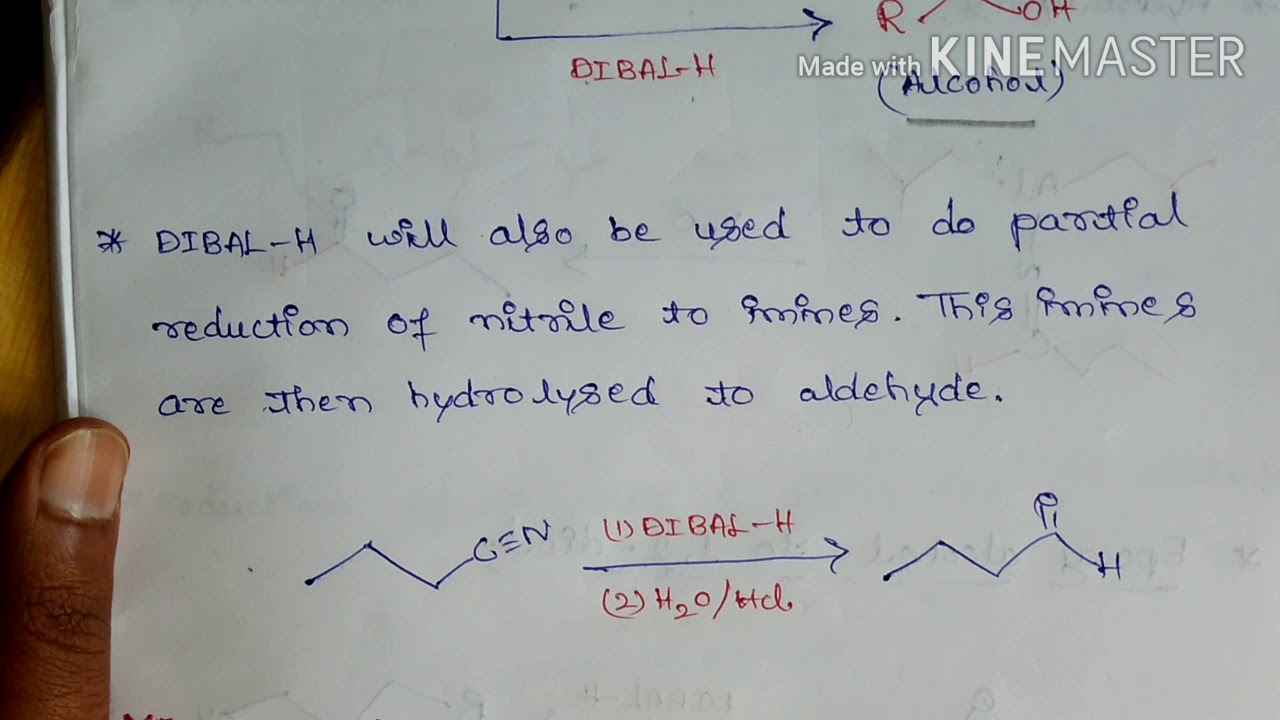 DIBAL-H reducing agent - YouTube