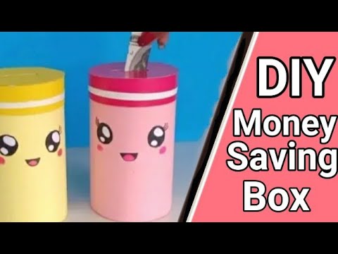 Cute Money Bank from Cardboard | how to make money saving box | Craft ...