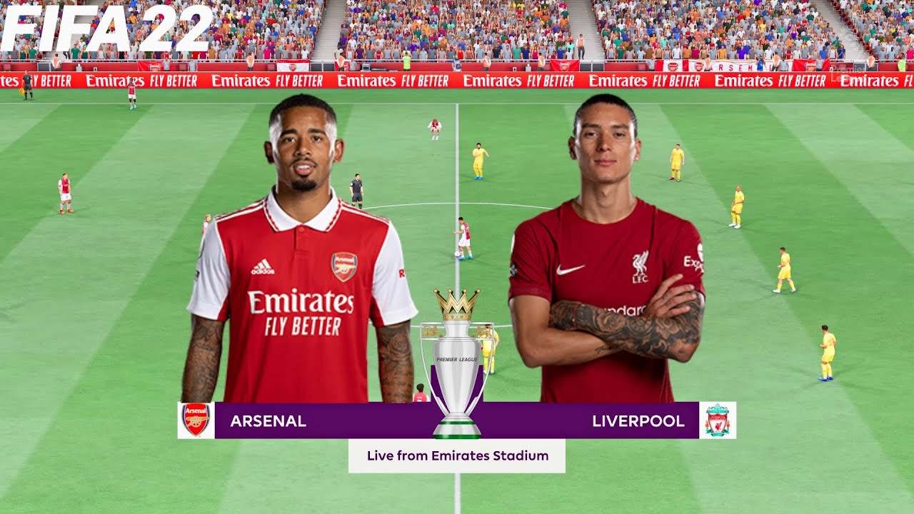 FIFA 22 | Arsenal vs Liverpool - Premier League Season - Full Gameplay ...