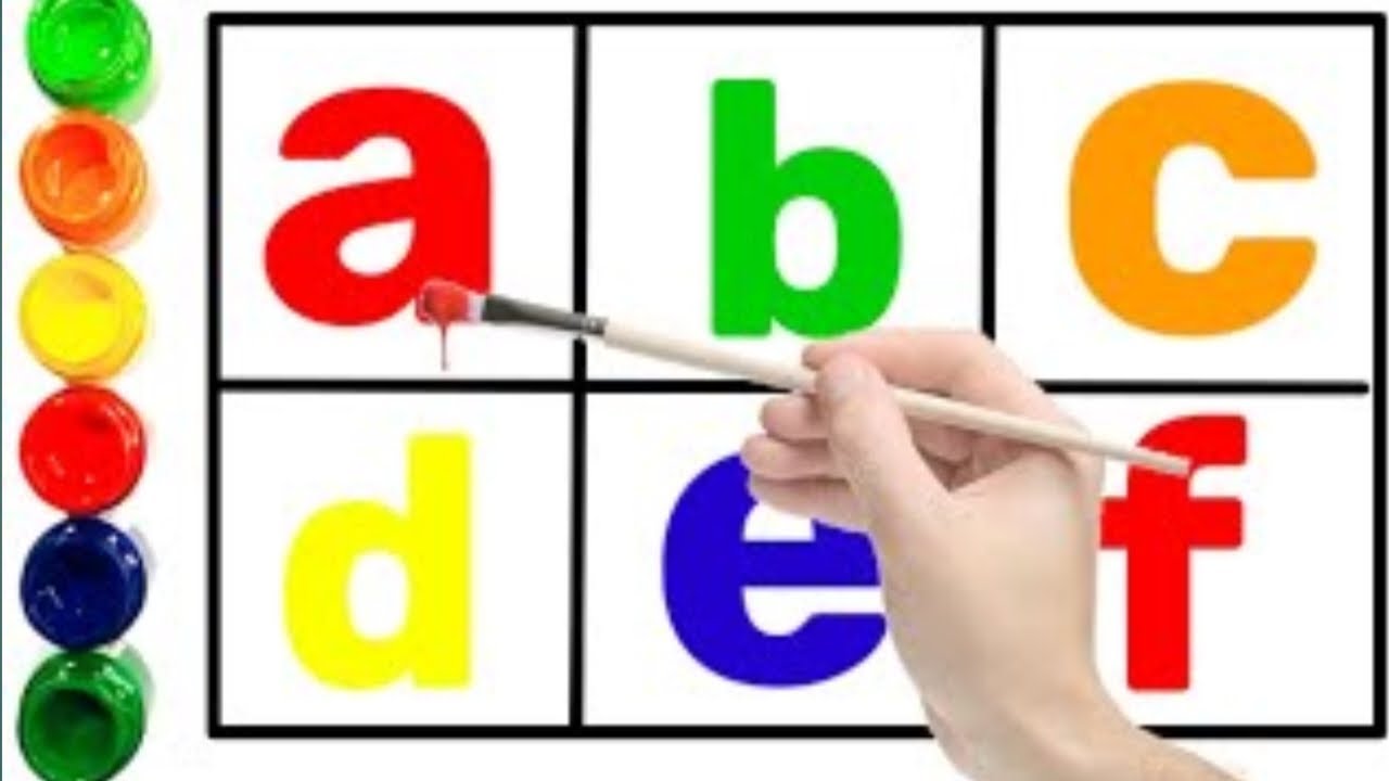 ABC English Alphabet Draw and Color| Learn to Write Alphabet | ABCD ...