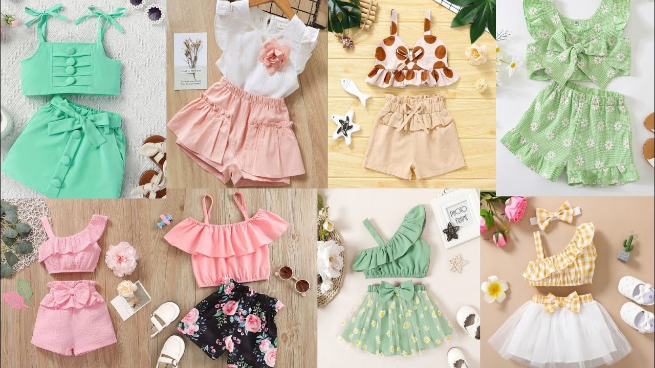 beby skirt top design ideas |baby girl dress |letest baby skirt top ...
