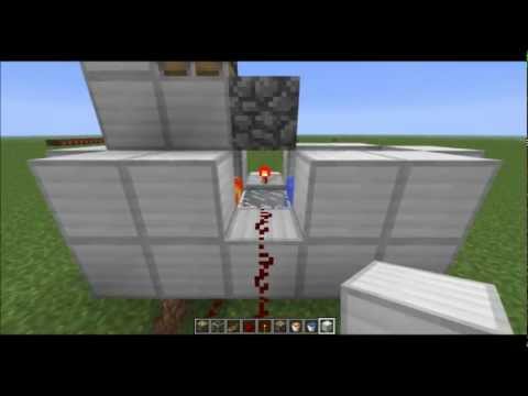 Minecraft - Vertical Smart Piston Cobble Generator - YouTube
