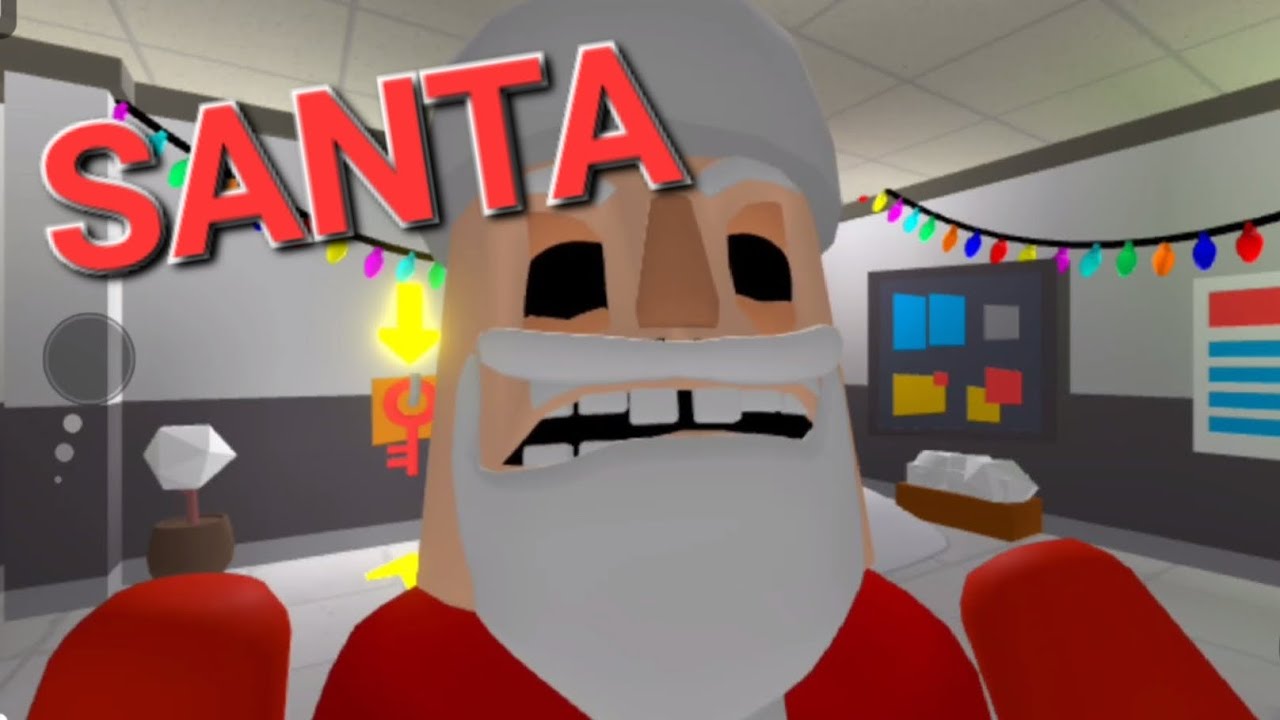 Can we escape Evil Santa in Roblox? - YouTube