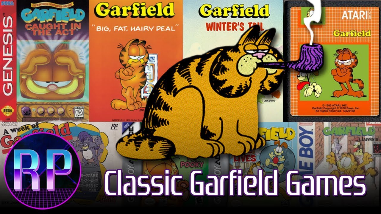 Classic Garfield Games (Amiga, Atari 2600, Famicom, Game Boy, GBA ...