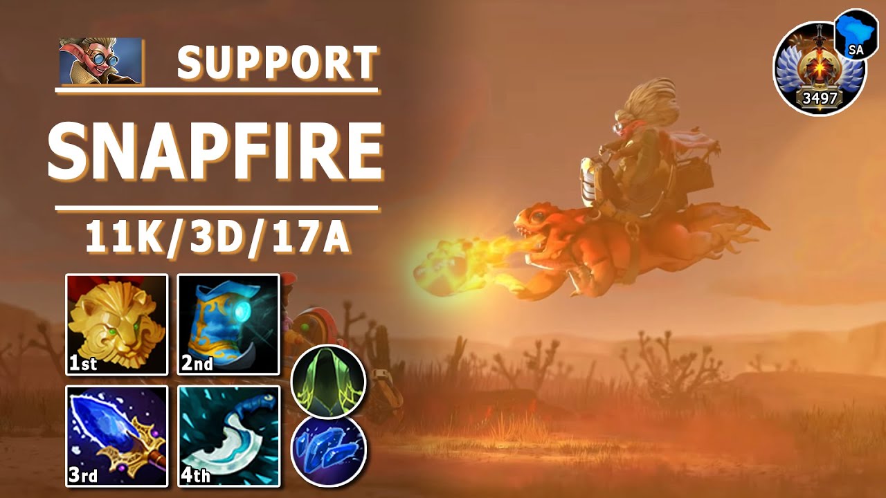 Snapfire Soft Support | 7.31b | Pos 4 Snapfire Guide | Dota 2 Immortal ...