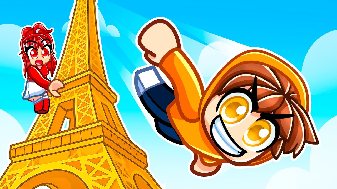 Roblox Climb And Jump Tower With MY CRAZY FAN GIRLS... - YouTube