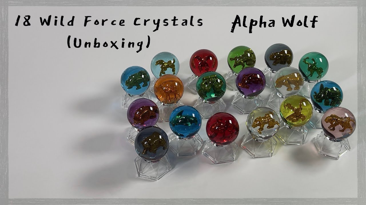 18 Wild Force Animal Crystals (Quick Unboxing) - YouTube
