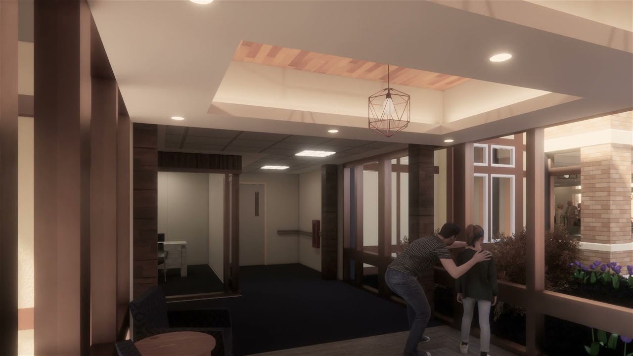 Future Assisted Living Entrance and Memory Care Courtyard - YouTube