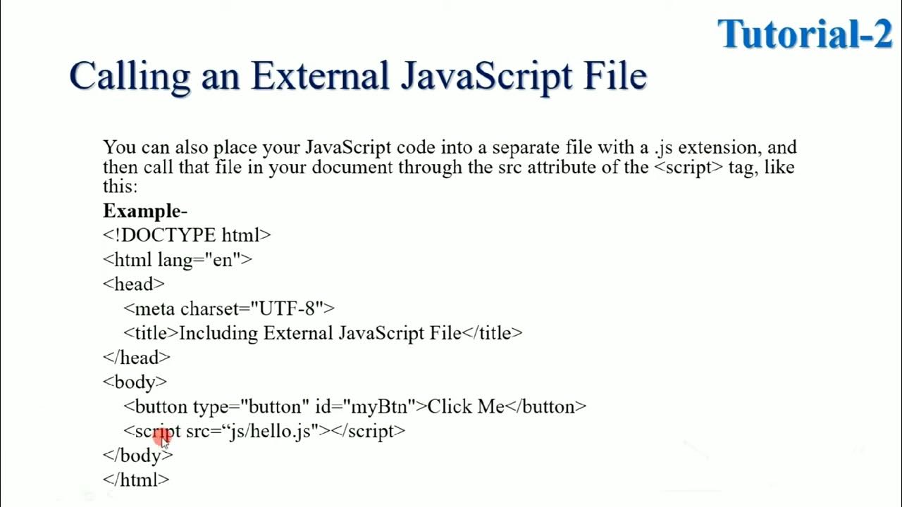 Javascript Tutorial 2 Youtube