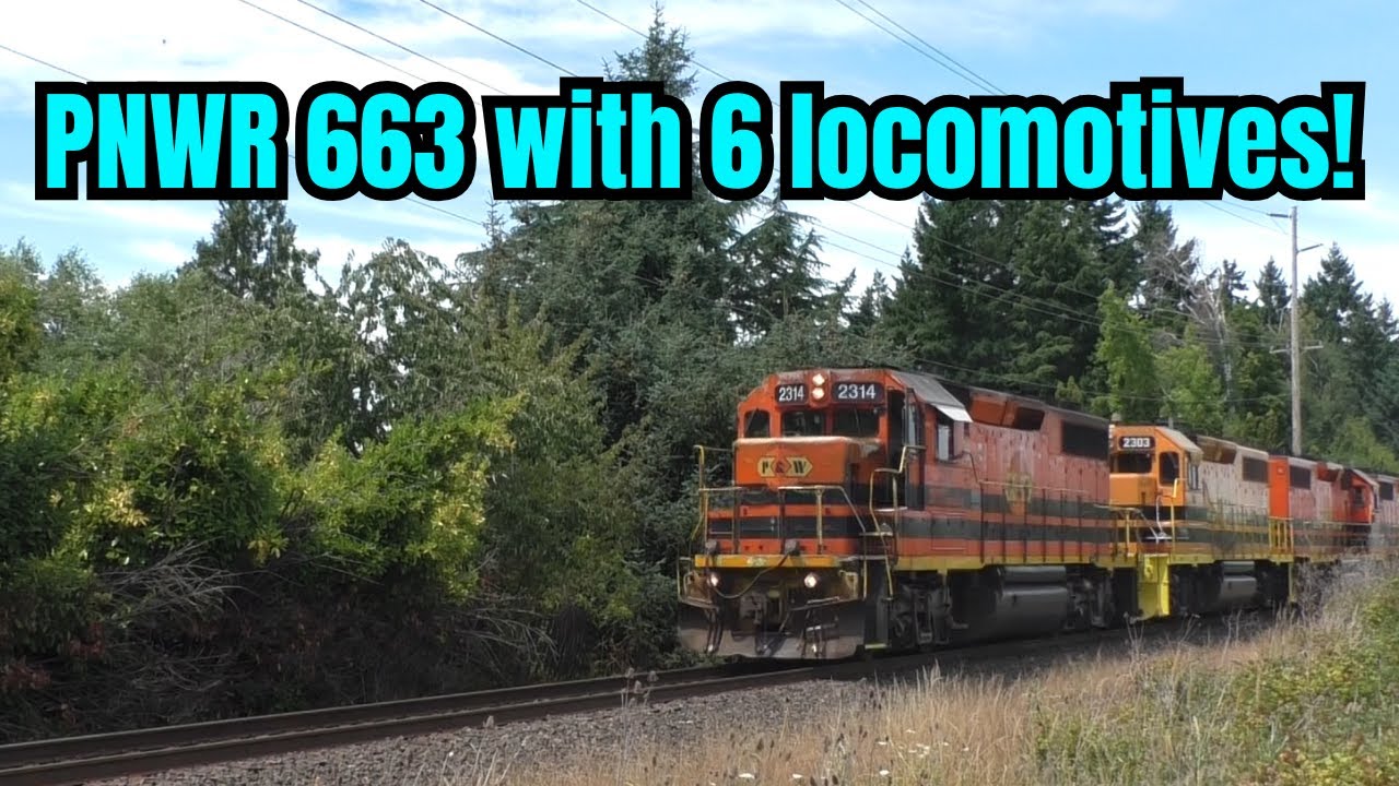 PNWR 663 at Keizer, OR - YouTube