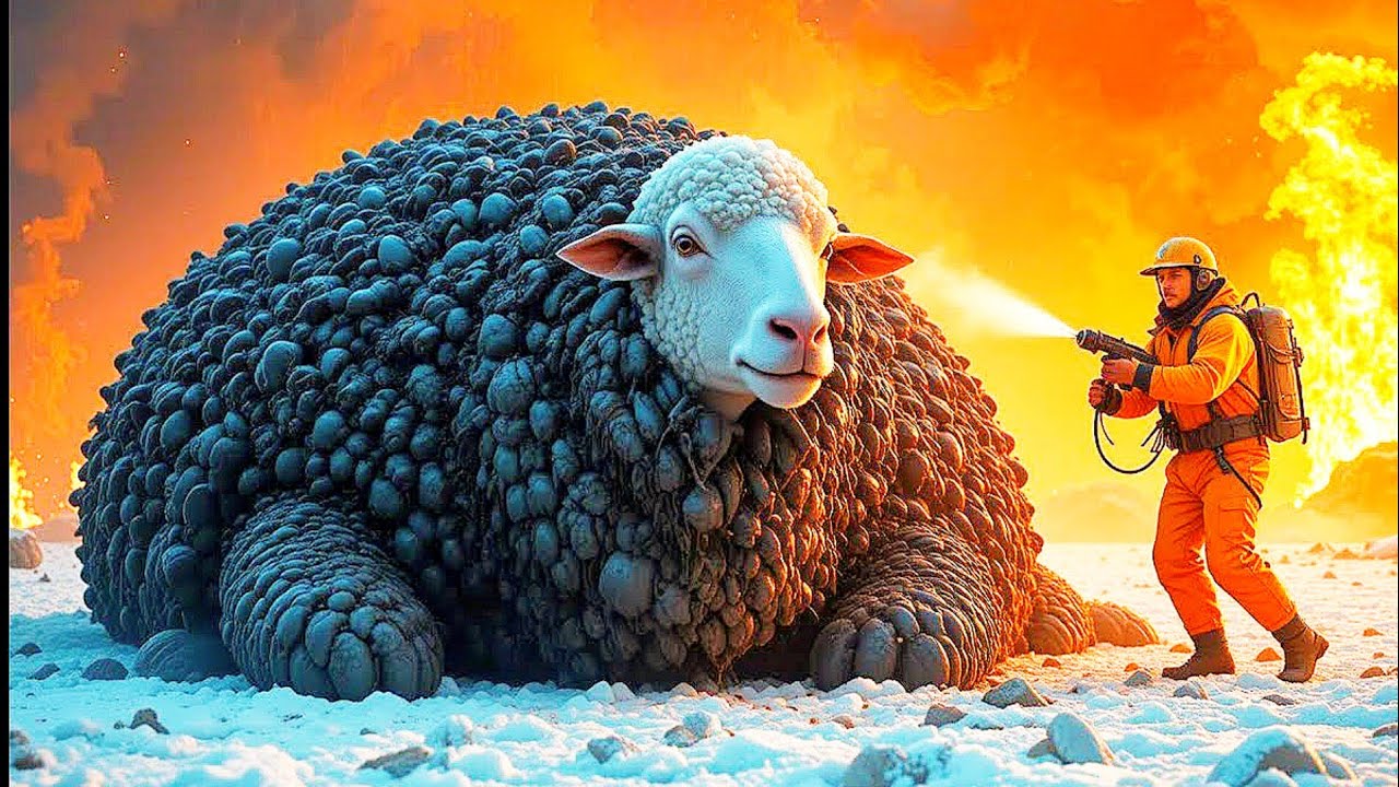 Frozen White Sheep Trapped Under Deadly Black Barnacles – Extreme ...