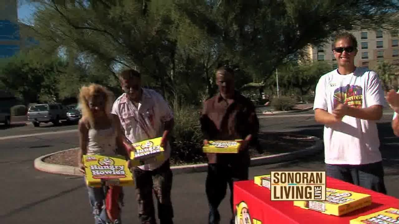 Scary! Hungry Howie's debuts Zombie Extreme Pizza deal - YouTube