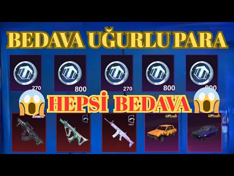 BEDAVA UĞURLU PARA😱 BEDAVA SET / SİLAH / ARAÇ DESENİ 🔥